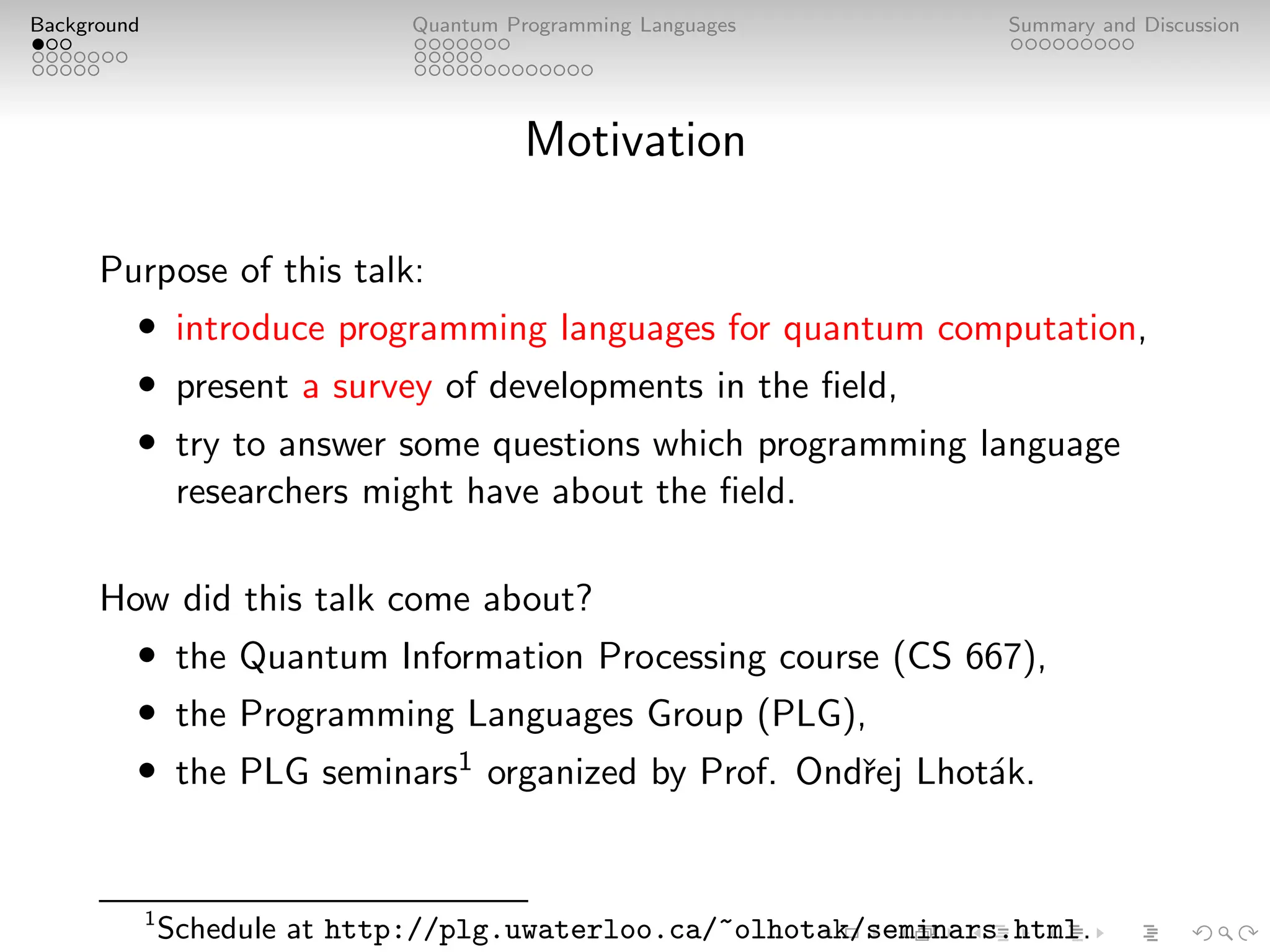 An Introduction to Quantum Programming Languages | PDF