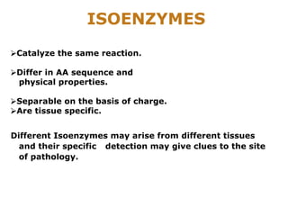 Isoenzyme it's types and it's clinical significance | PPTX