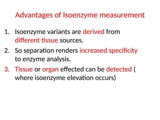 Isoenzyme it's types and it's clinical significance | PPT