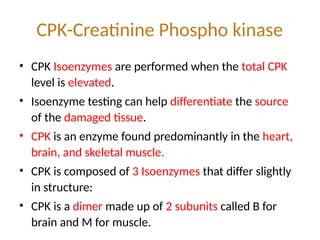 Isoenzyme it's types and it's clinical significance | PPT