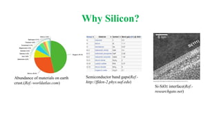 Silicon processing and Semiconductor Manufacturing | PPTX
