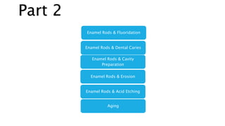 Enamel Rods and its implications | PPT