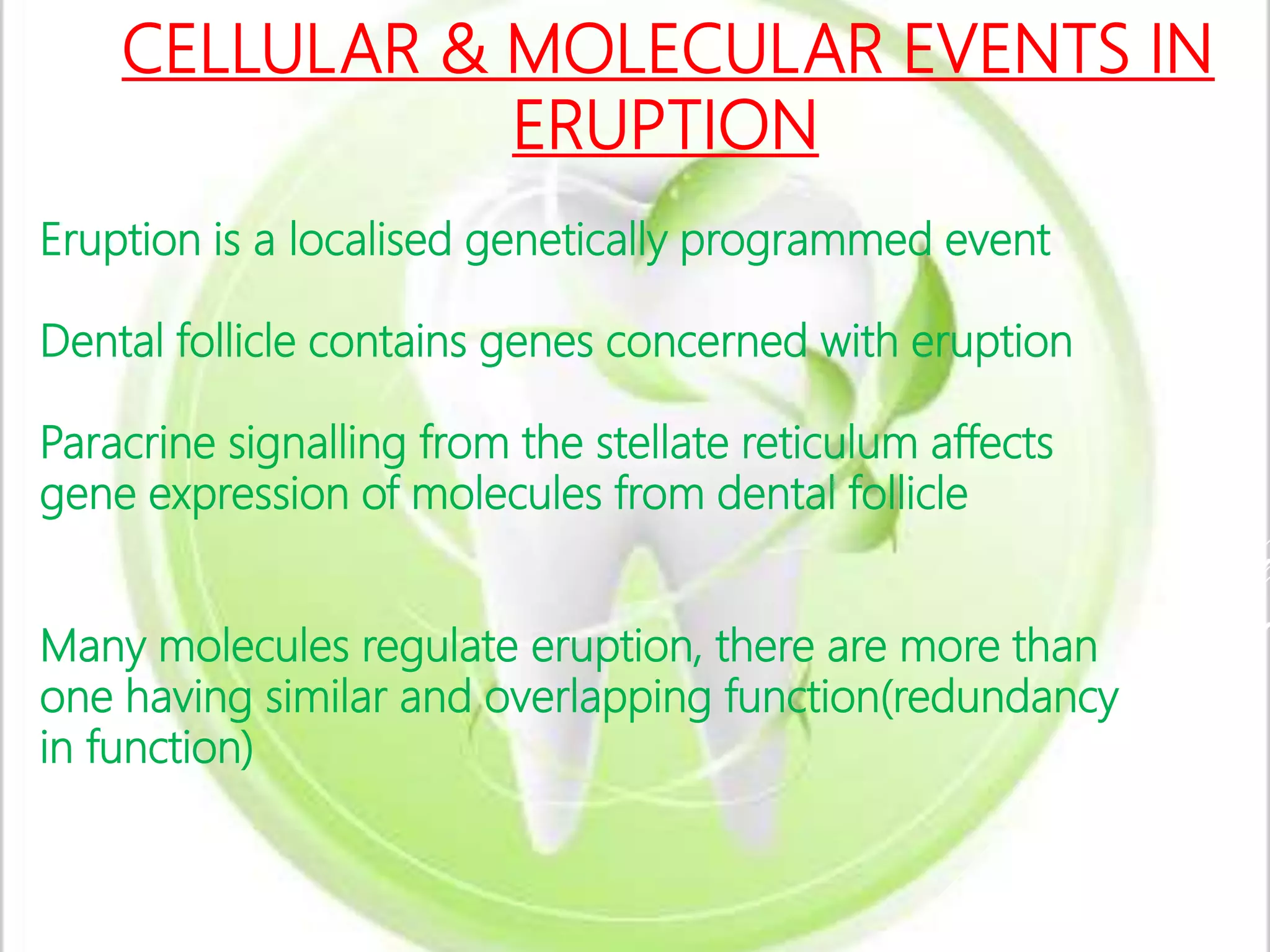 ERUPTION AND SHEDDING | PPTX