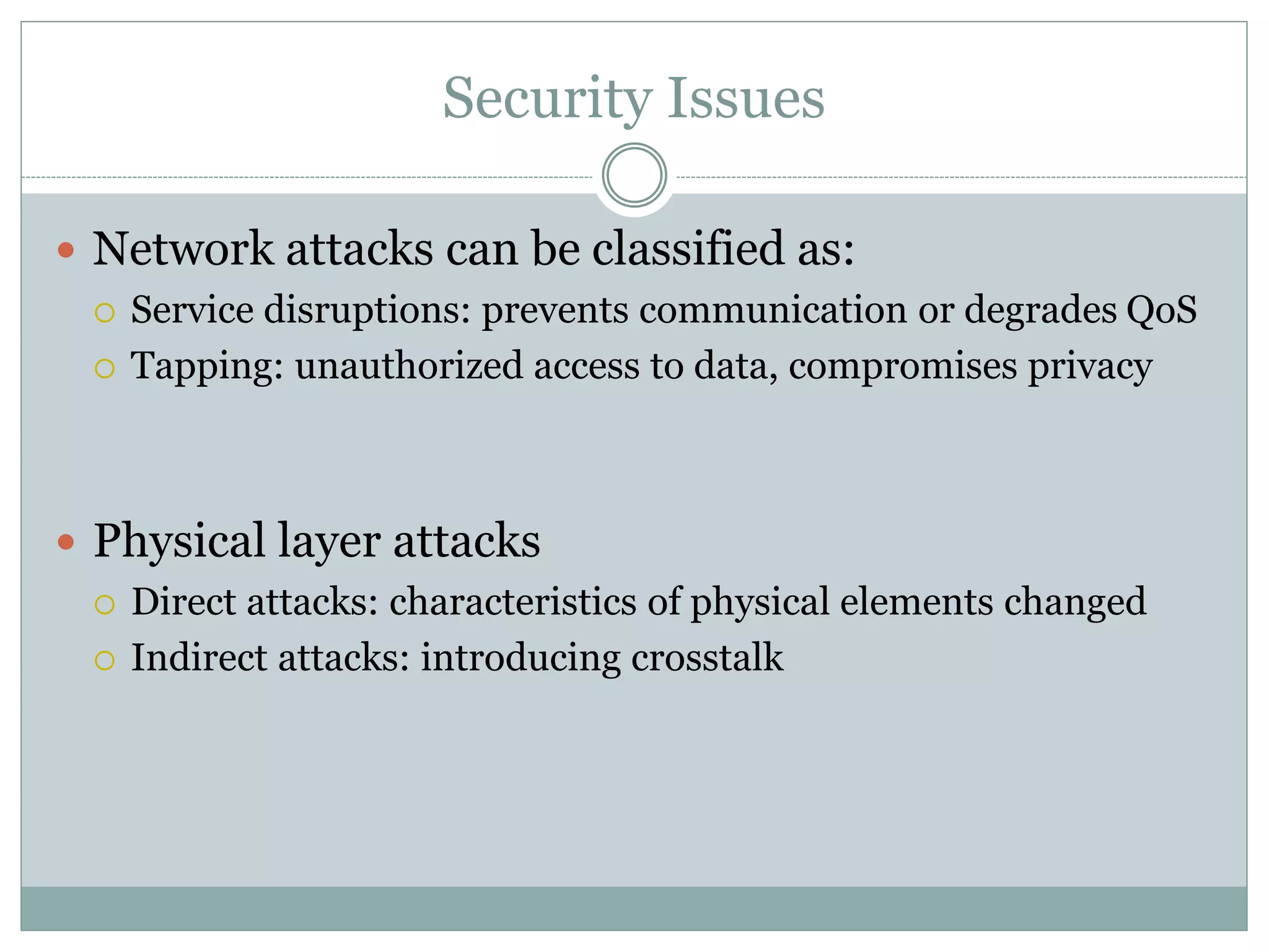 Secure communication over fiber optic networks | PPTX