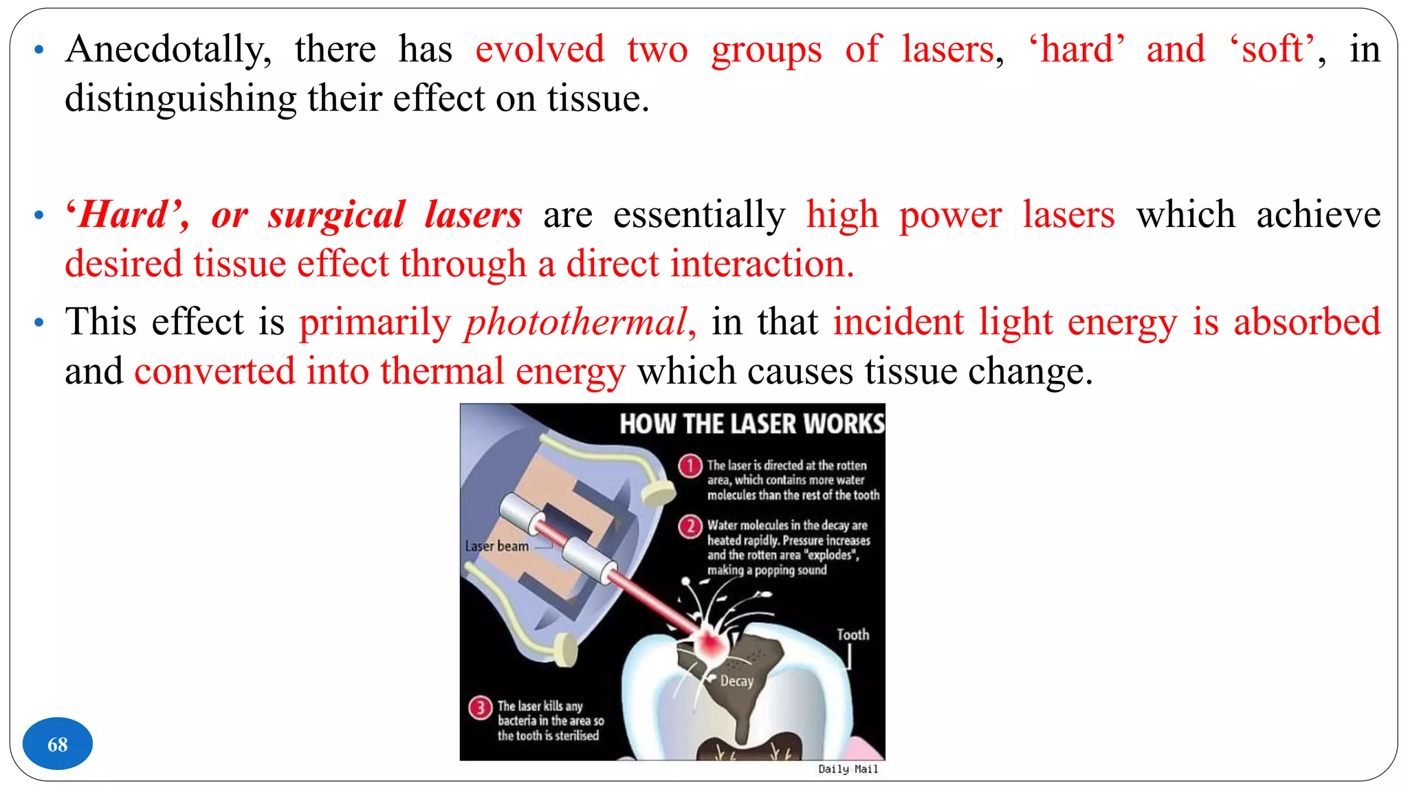 LASERS IN PROSTHODONTICS | PPTX