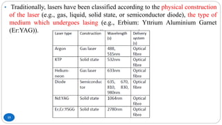 LASERS IN PROSTHODONTICS | PPTX