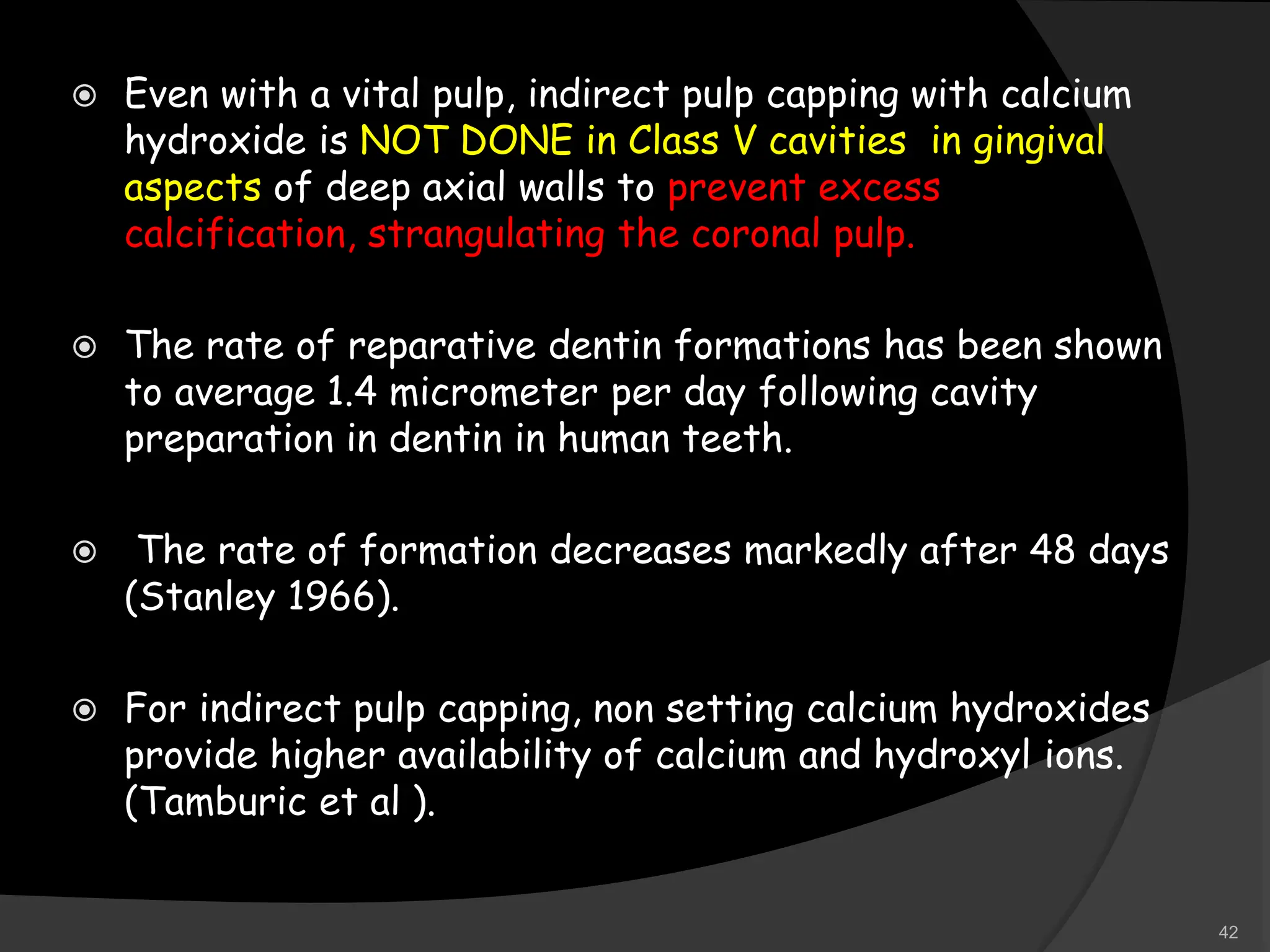 CALCIUM HYDROXIDE in Dentistry | PPTX