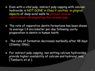 CALCIUM HYDROXIDE in Dentistry | PPTX