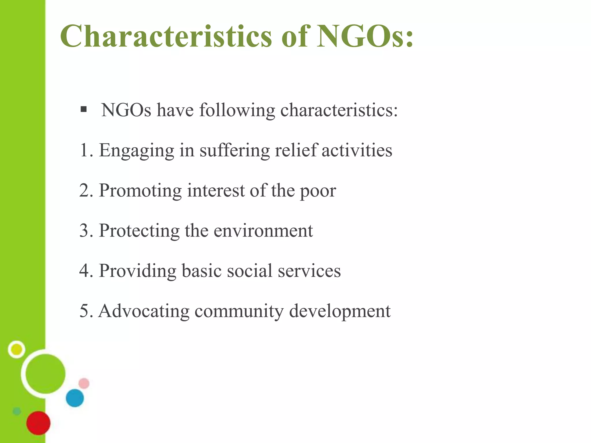 NGOs and their role in health | PPTX