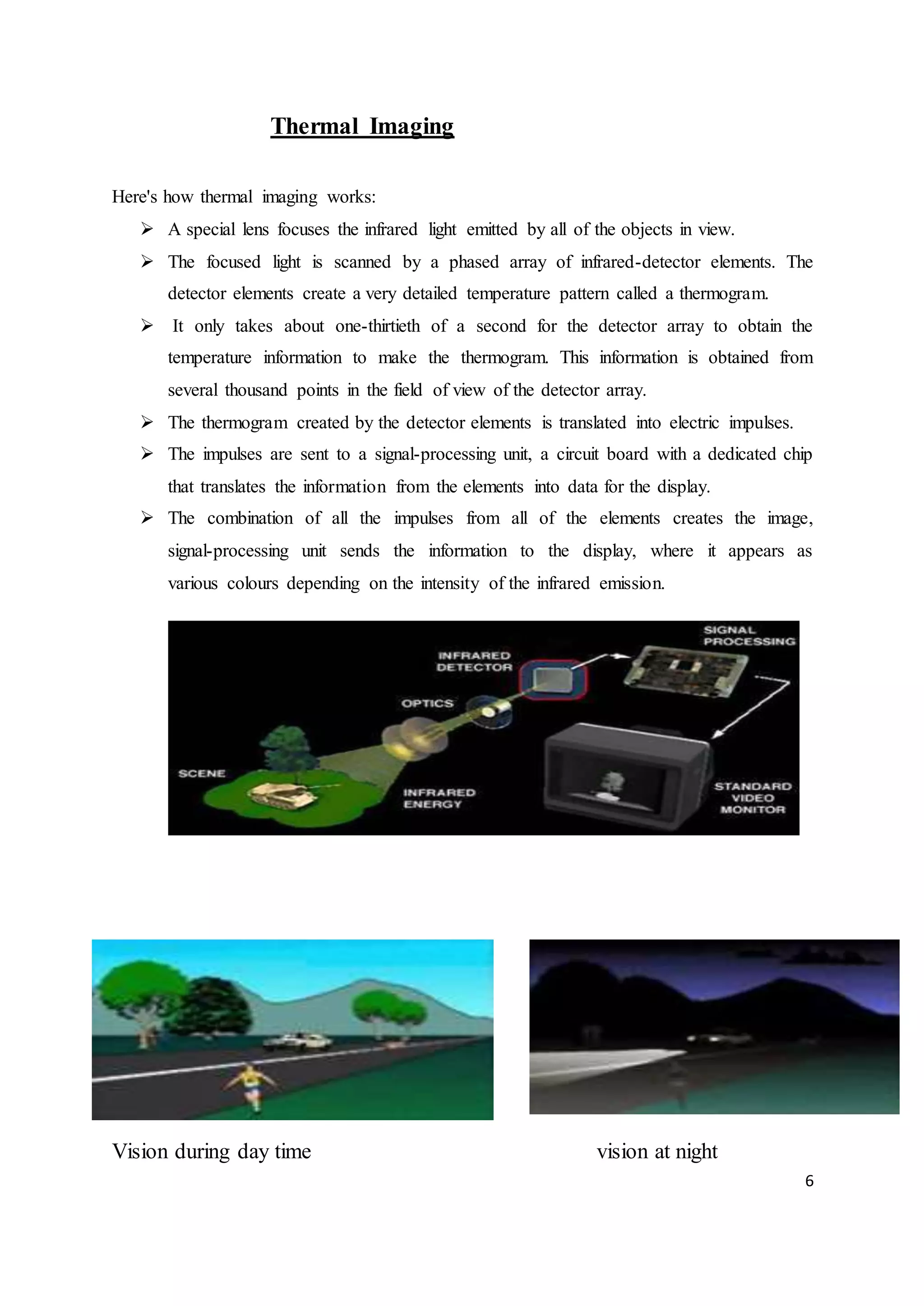 seminar report on night vision technology | DOCX