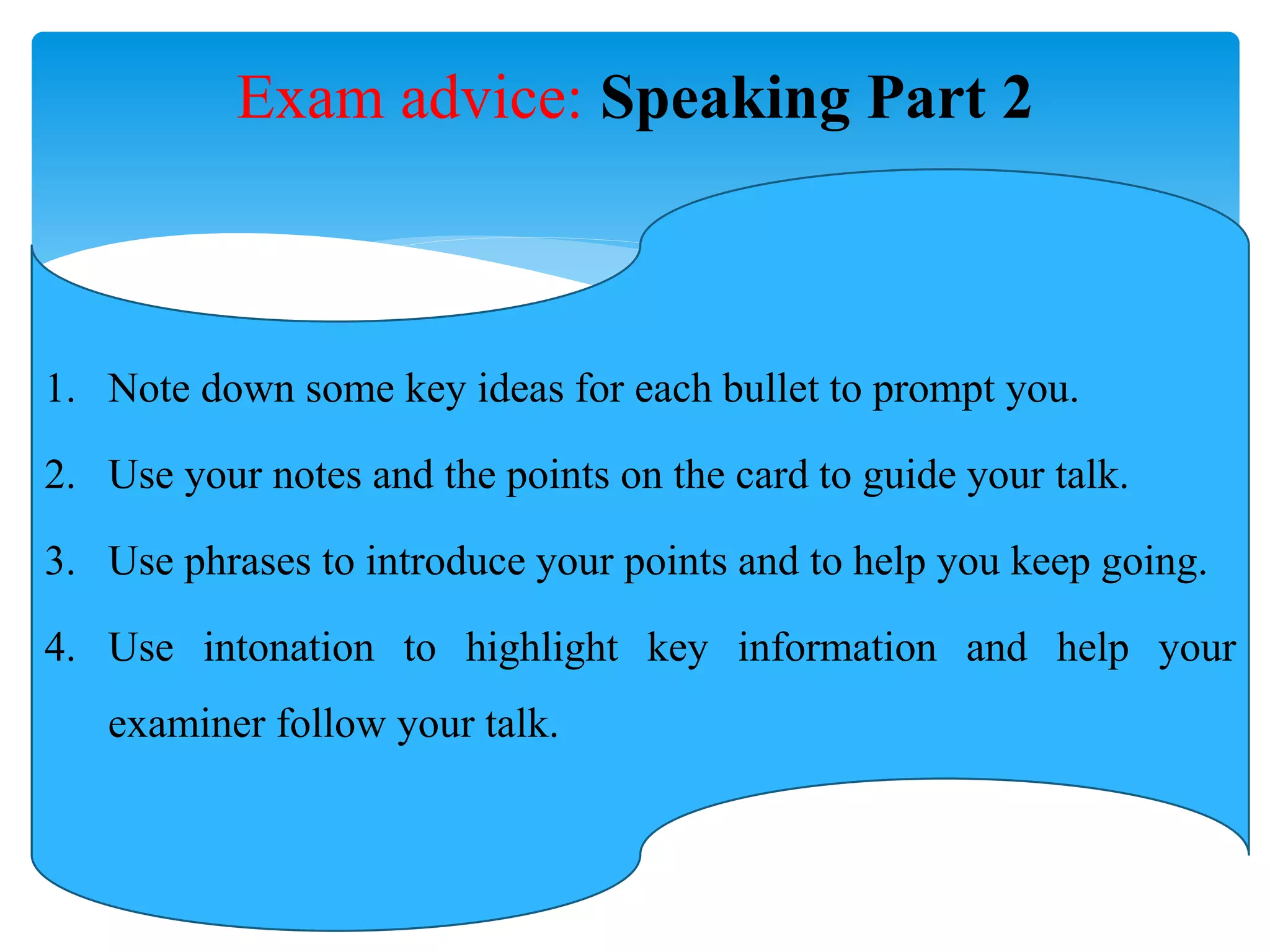 Seminar #10 speaking part 2 giving a talk, introducing the points | PPTX