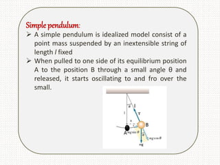 simple harmonic motion | PPTX