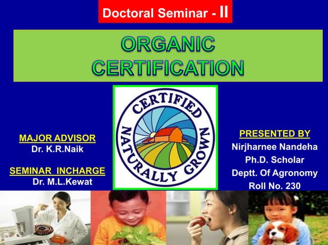 organic certification | PPT