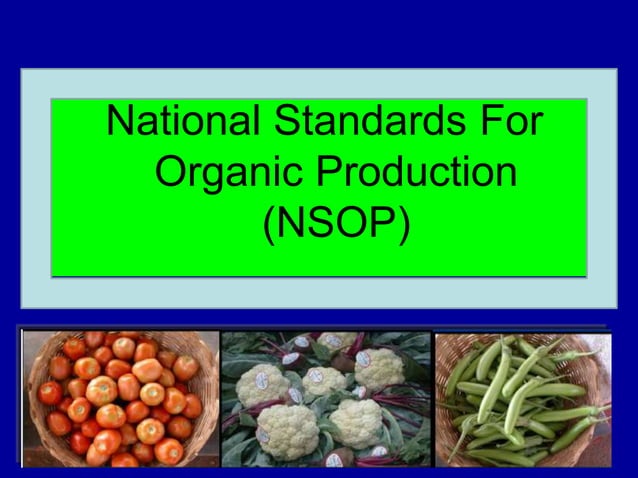 organic certification | PPT