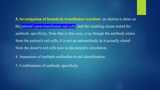 Adsorption and Elution- heal elution ether elution Autoadsorption ...