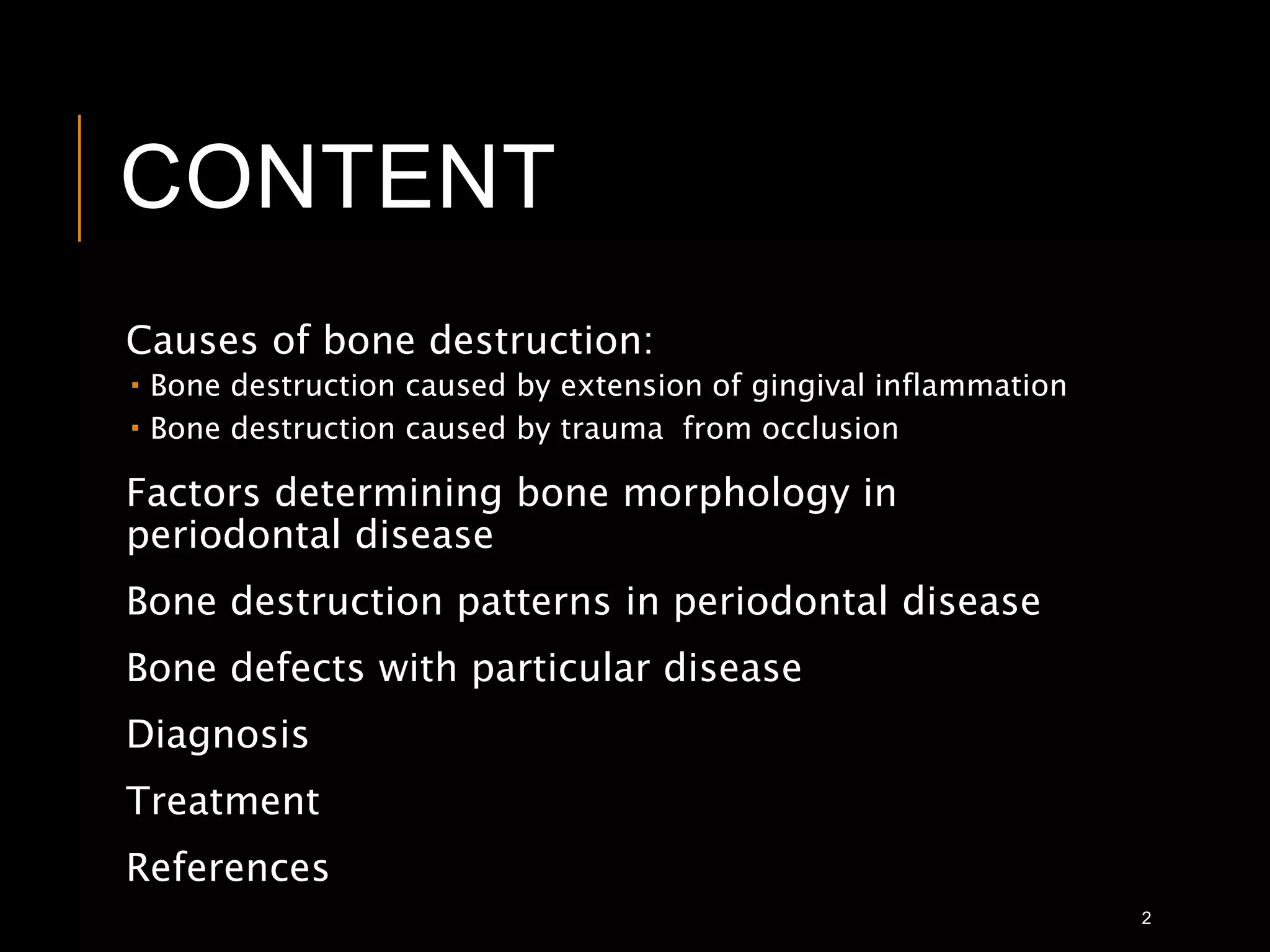 Periodontal bone defects | PPTX