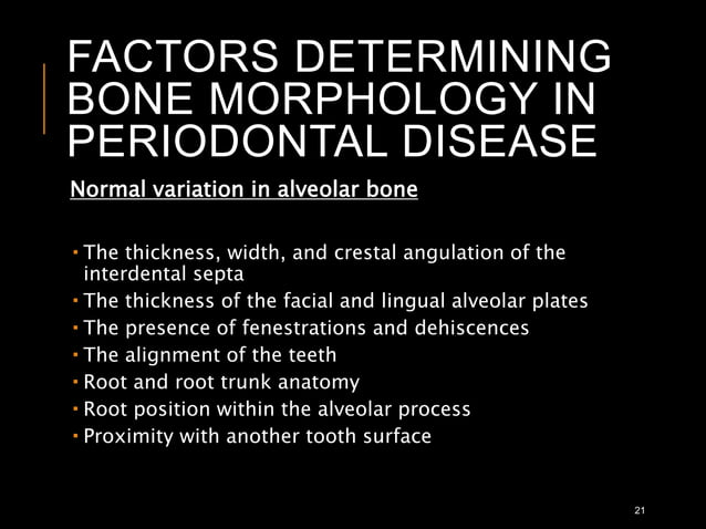 Periodontal bone defects | PPTX | Dental Health | Diseases and Conditions