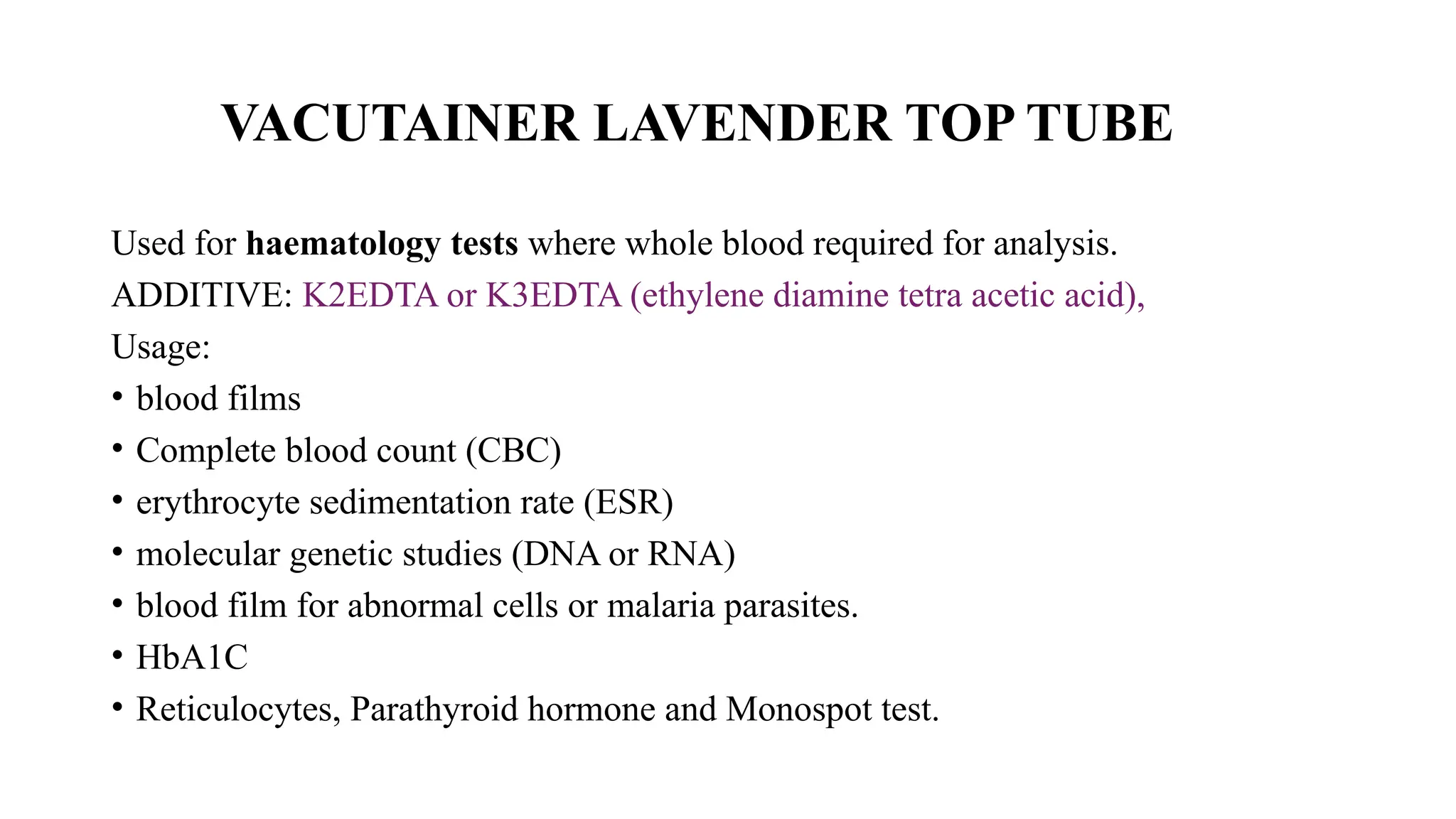 SEMINAR 1 2.pptx on vacutainer and anticoagulants | PPTX