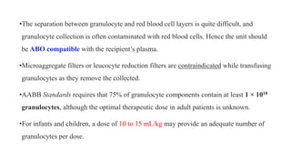 Granulocyte antigens & antibodies and their role in transfusion ...