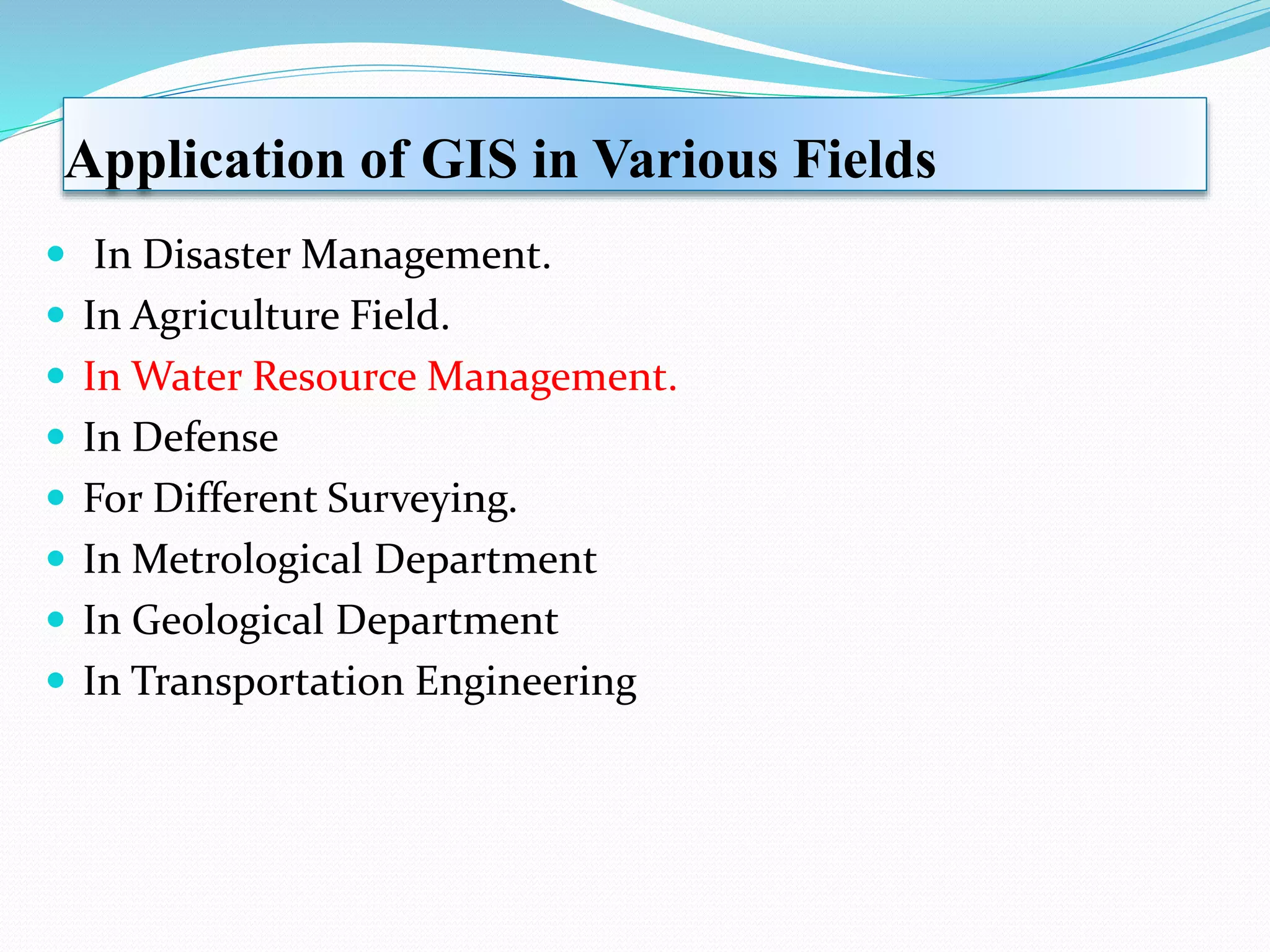 Application of GIS and RS in Watershed Management | PPTX