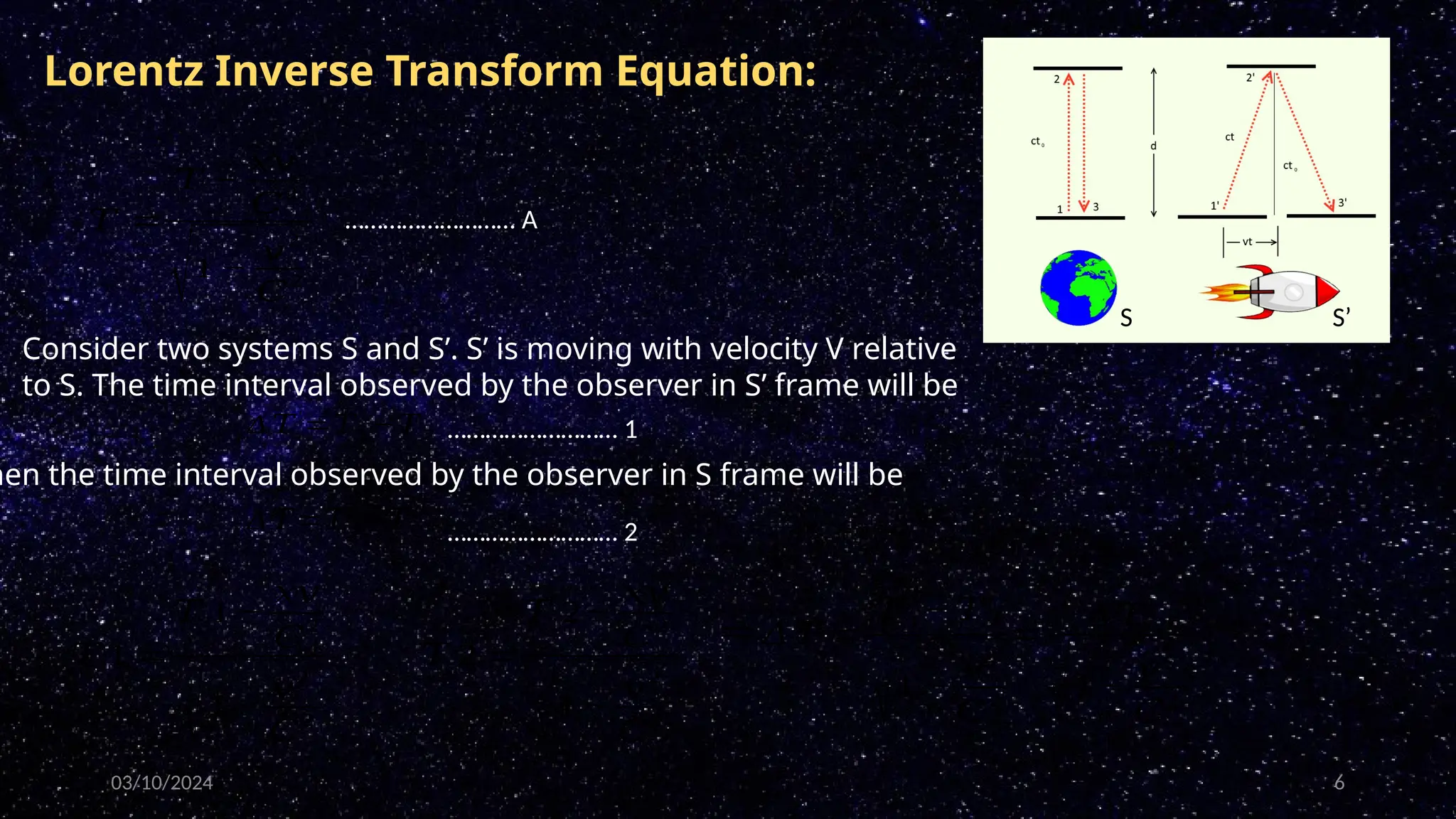 Special Relativity theory & Time Dilation.pptx