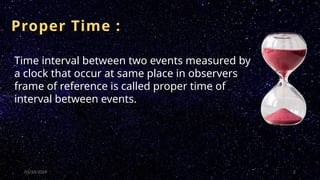 Special Relativity theory & Time Dilation.pptx