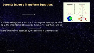 Special Relativity theory & Time Dilation.pptx