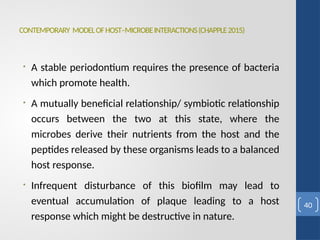 Different Models of pathogenesis in Periodontics | PPTX