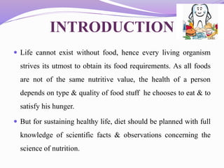 Nutrition and oral health | PPTX