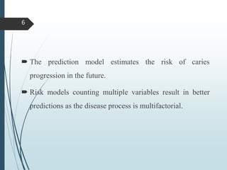 Risk profiles for Dental caries | PPTX