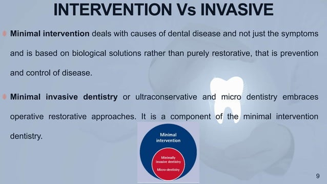 MINIMAL INTERVENTION DENTISTRY | PPTX