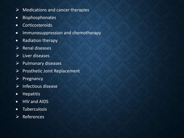 Periodontal treatment of Medically compromised patinets | PPT