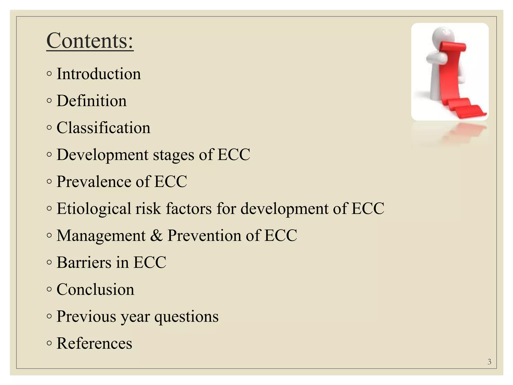EARLY CHILDHOOD CARIES | PPTX
