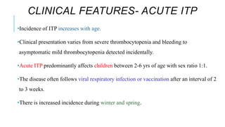 Platelet disorders- qualitative and quantitative | PPTX