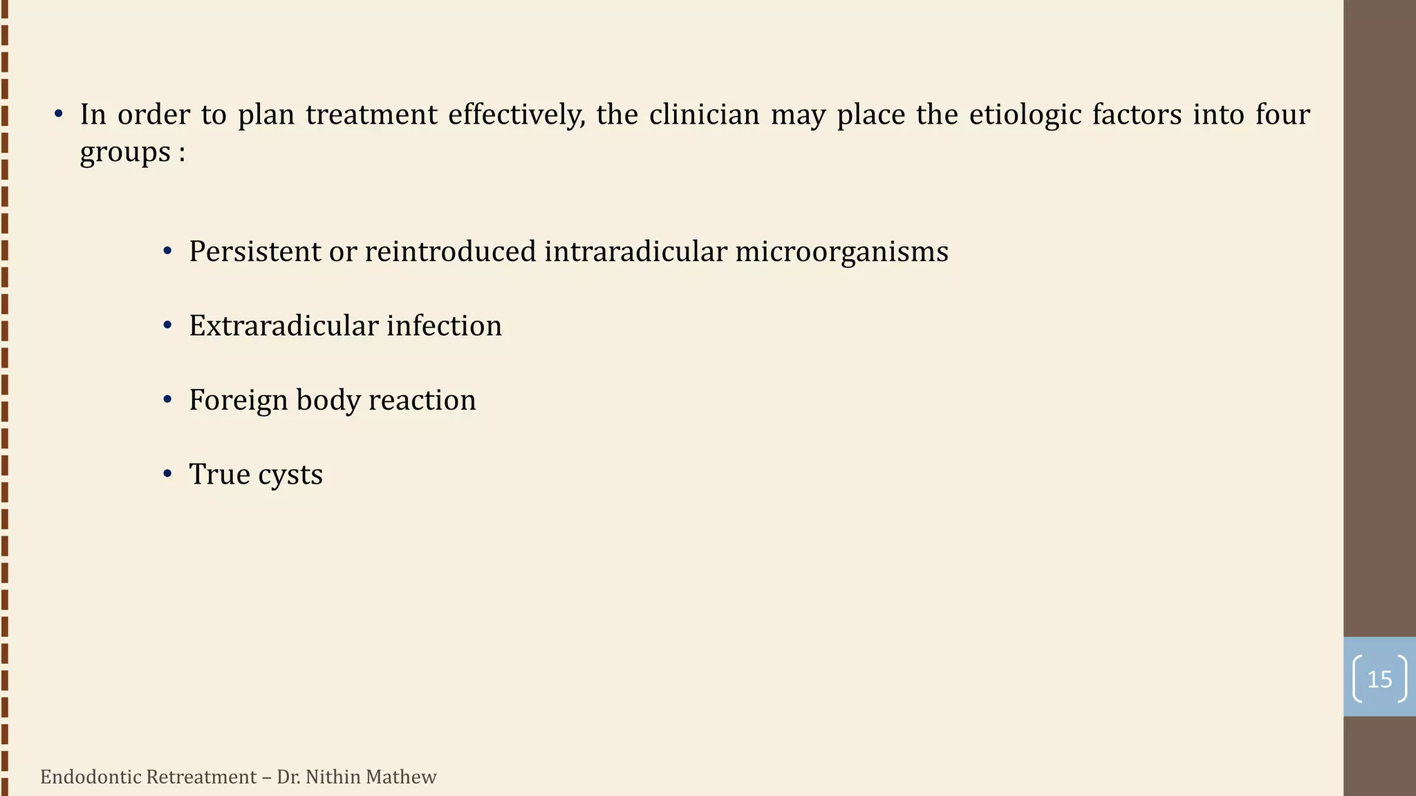 Endodontic Retreatment | PDF