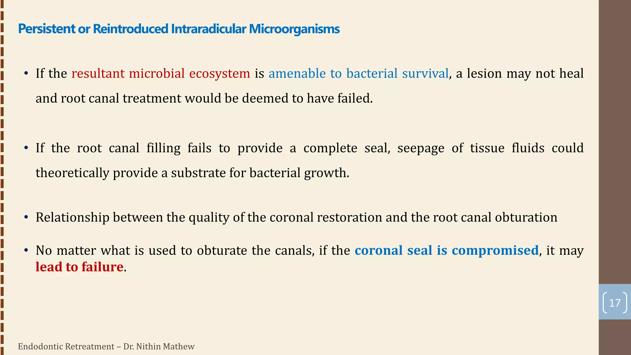 Endodontic Retreatment | PDF