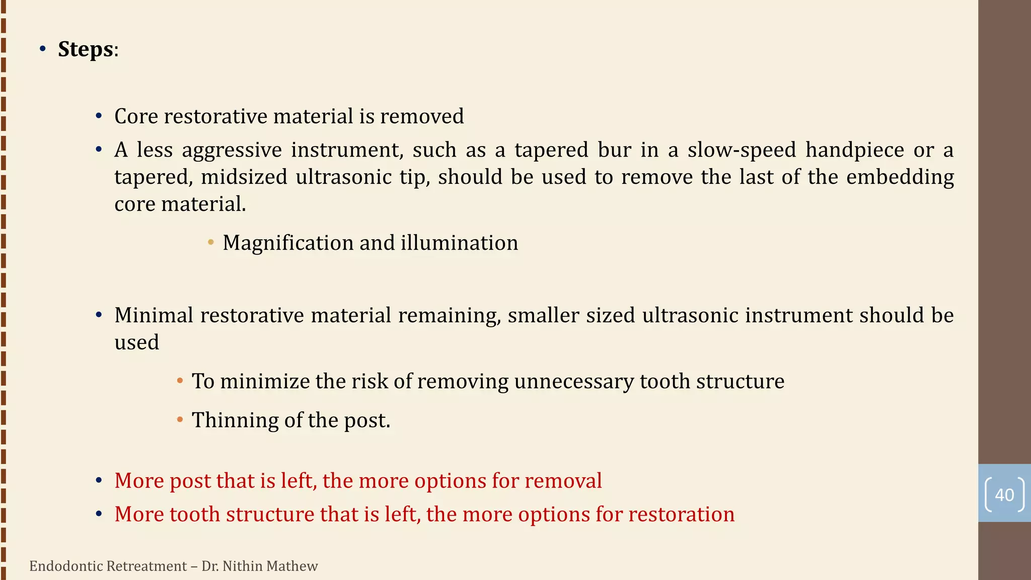 Endodontic Retreatment | PDF