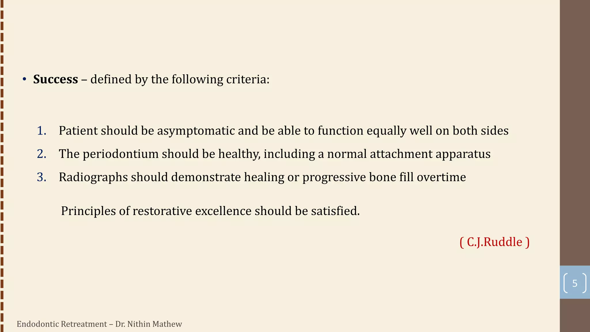 Endodontic Retreatment | PDF