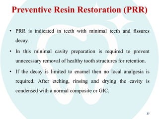 Minimal Invasive Dentistry | PPTX