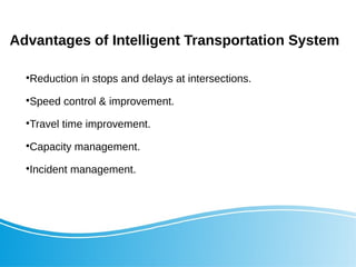 Intelligent Transportation System presentation | PPTX