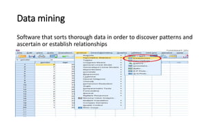 Data and Knowledge Discovery in Databases (KDD) | PPTX | Databases | Computer Software and ...