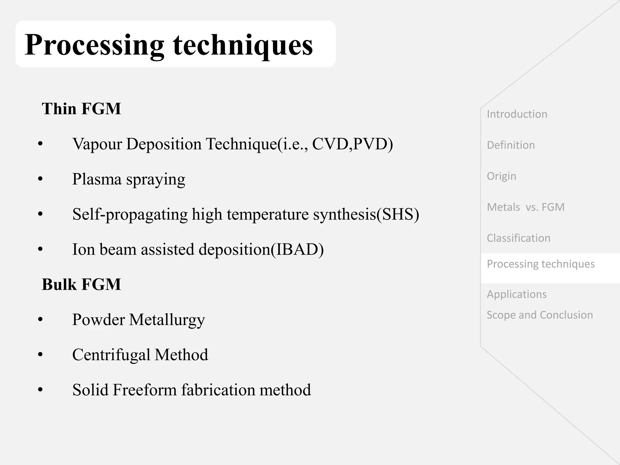 Overview Of Functionally Graded Materials Ppt