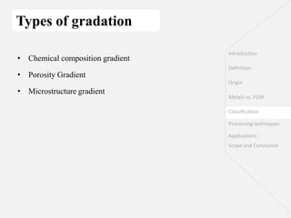 overview of functionally graded materials | PDF