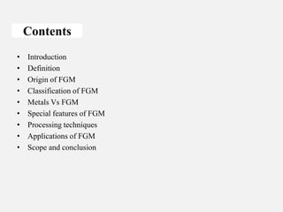 overview of functionally graded materials | PDF
