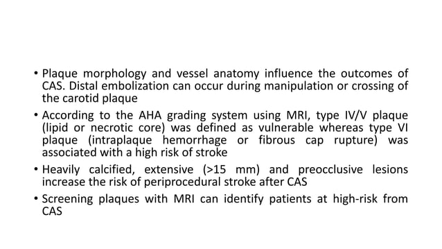 Carotid endarterectomy versus carotid stenting | PPTX | Heart and ...