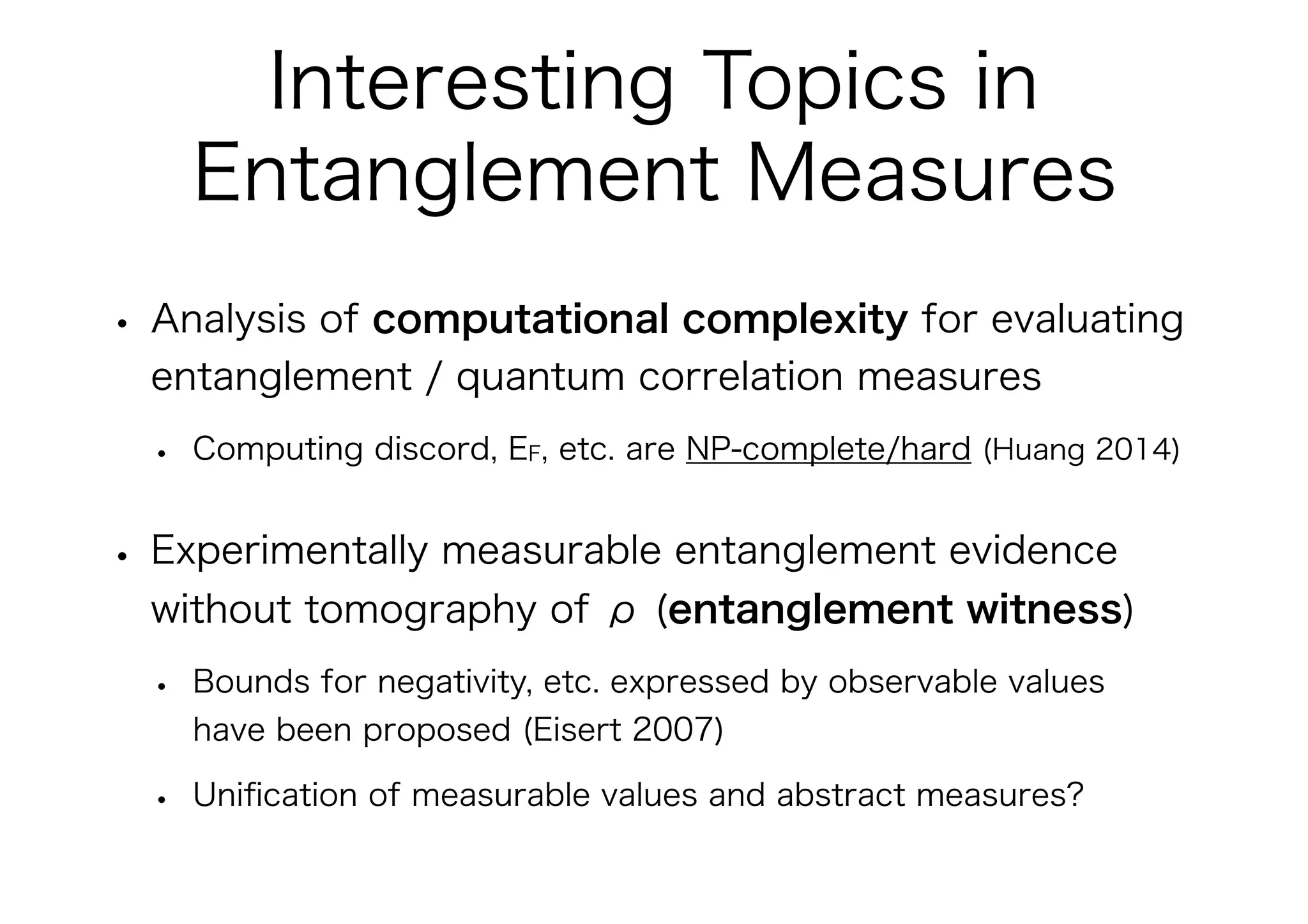 Basic Concepts of Entanglement Measures | PDF