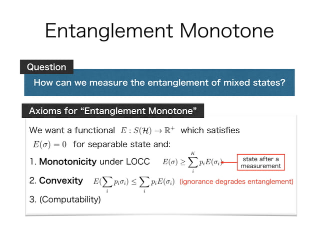 Basic Concepts of Entanglement Measures | PDF | Physics | Science