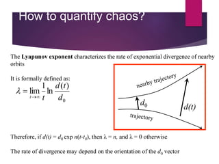 Chaotic system and its Application in Cryptography | PPTX