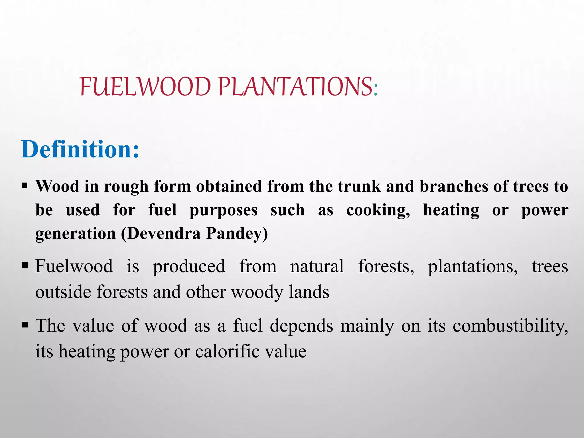 Energy plantation | PPTX