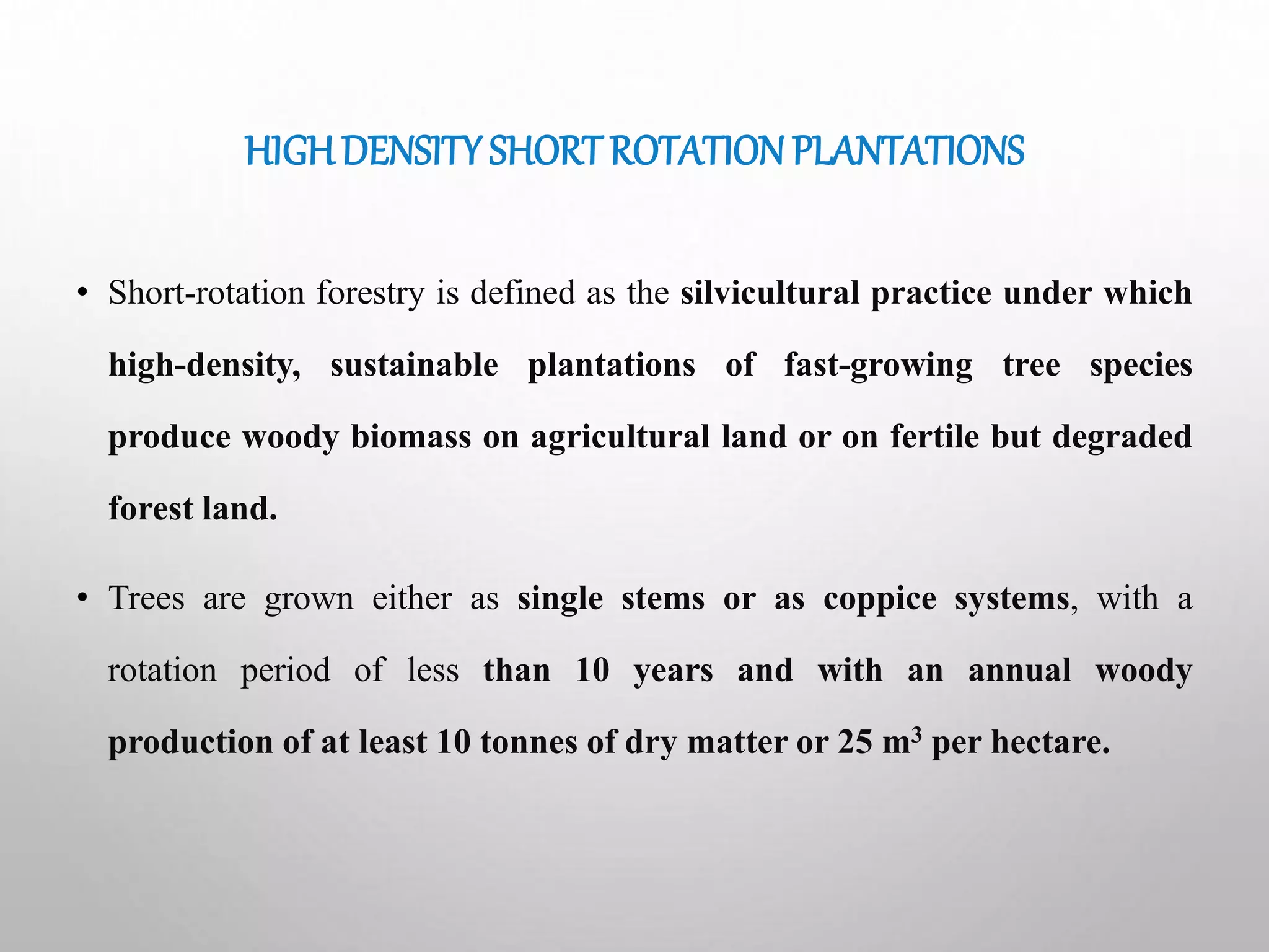 Energy plantation | PPTX